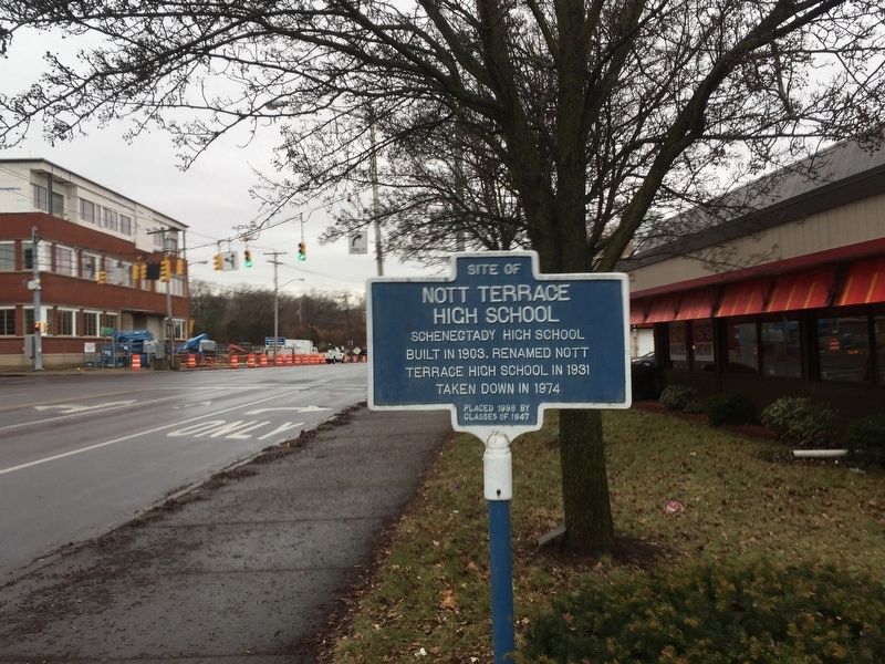 Nott Terrace High School Historical Marker