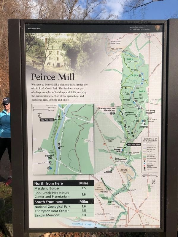 Peirce Mill Historical Marker