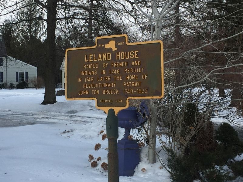 Leland House Historical Marker