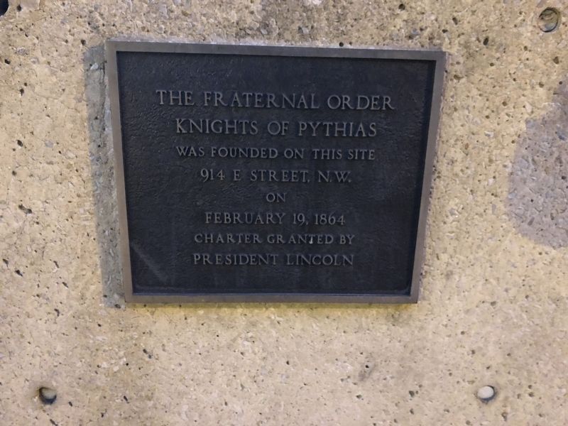 Knights of Pythias Historical Marker