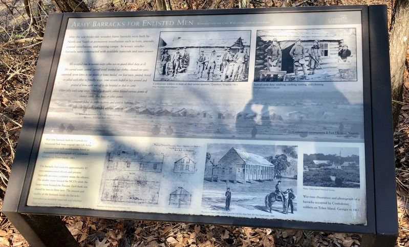 Army Barracks for Enlisted Men Historical Marker
