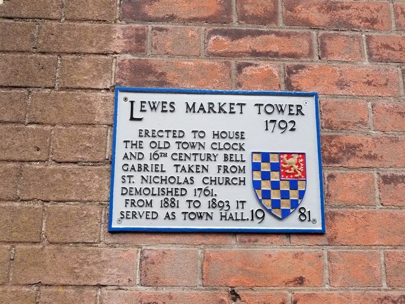 Lewes Market Tower Historical Marker