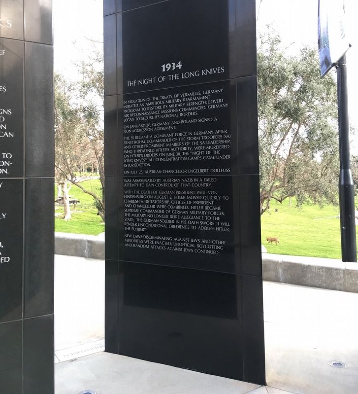 1934: The Night of the Long Knives Historical Marker