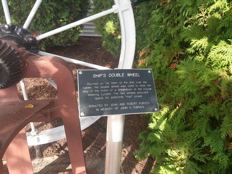 Ship's Double Wheel Historical Marker