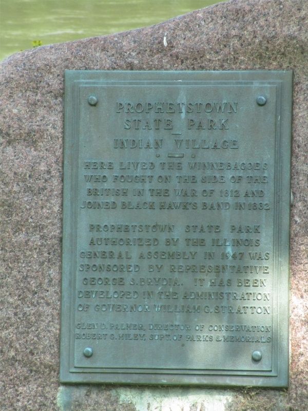 Prophetstown State Park Historical Marker