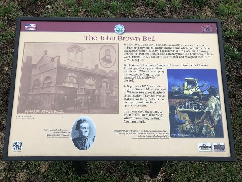 The John Brown Bell Historical Marker