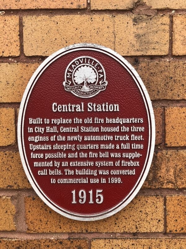 Central Station Historical Marker
