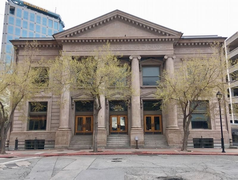 Salt Lake Stock and Mining Exchange Historical Marker