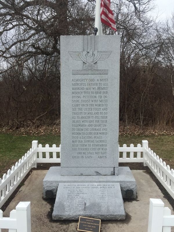 In Grateful Memory, a War Memorial