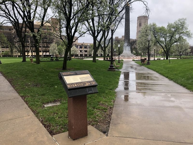 Veterans Memorial Plaza Historical Marker
