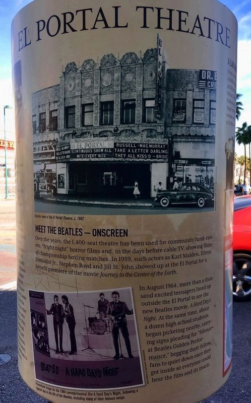El Portal Theatre Historical Marker