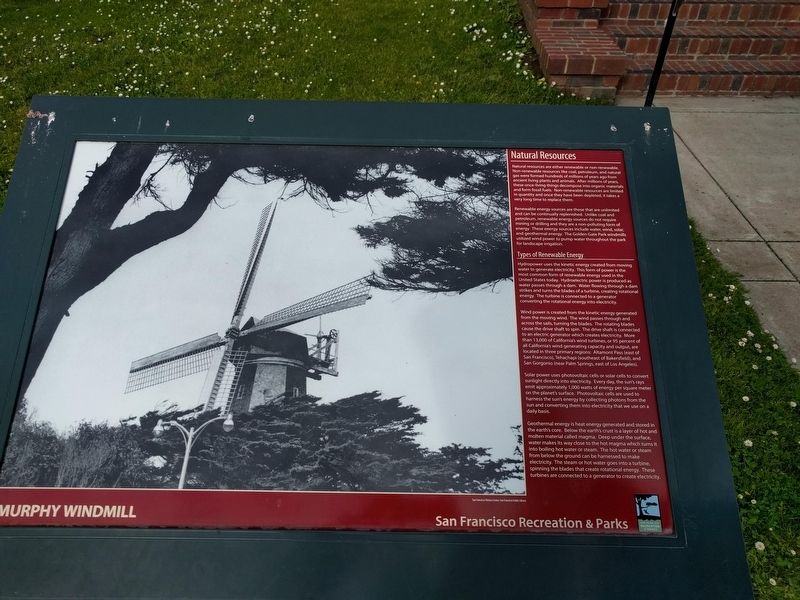 Murphy Windmill Historical Marker