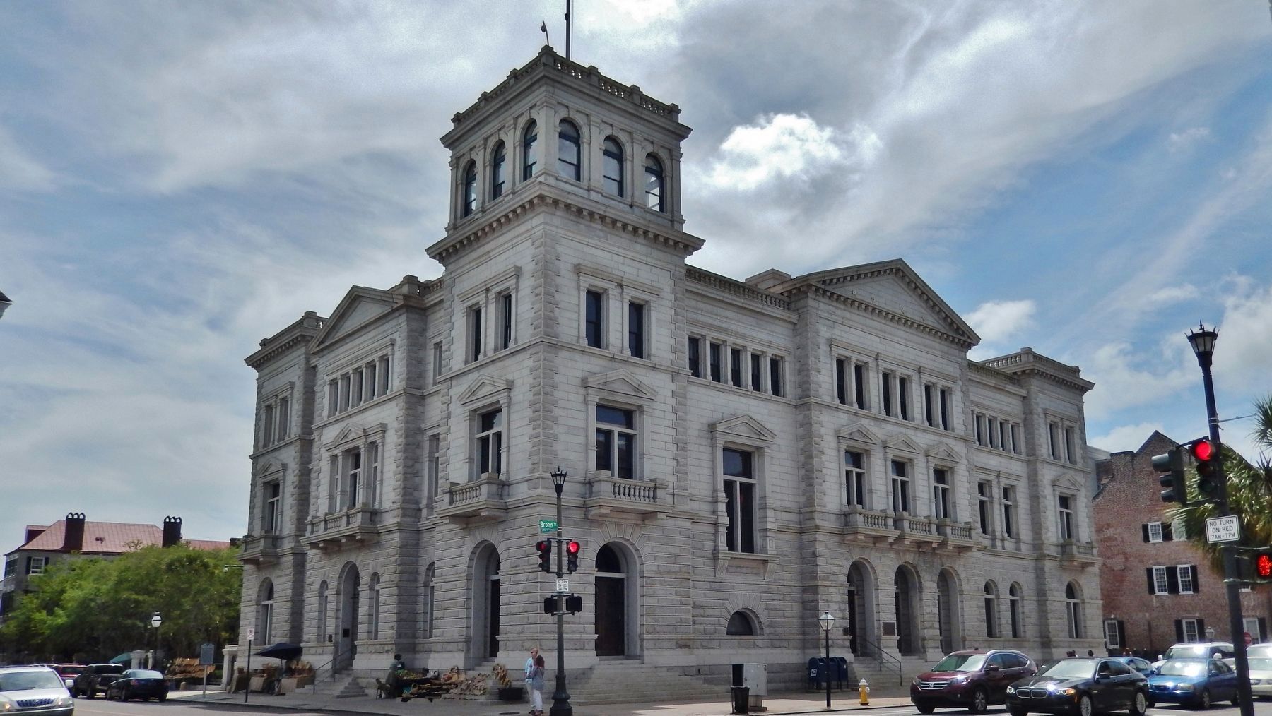 U.S. Courthouse and Post Office / Briggs V. Elliott Historical Marker