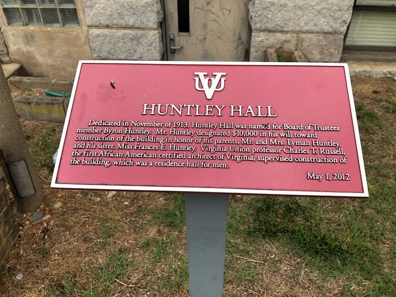 Huntley Hall Historical Marker
