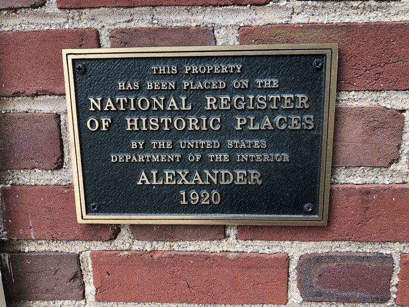 Alexander Historical Marker