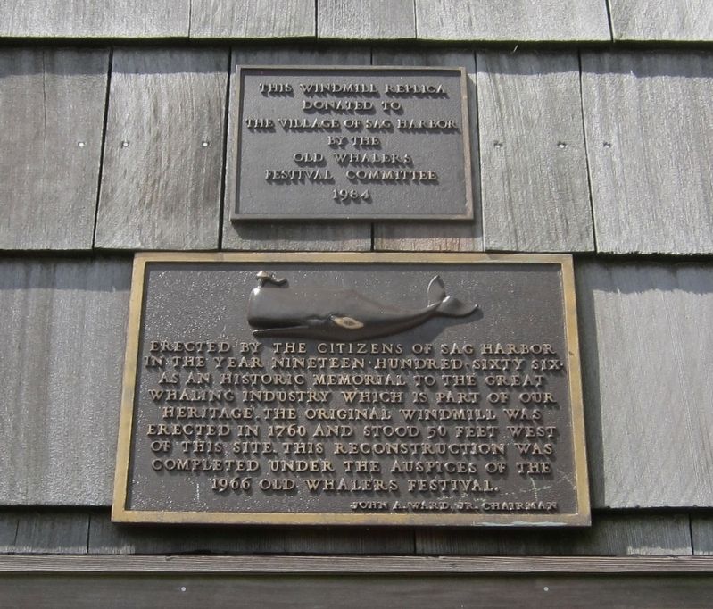 Windmill Replica Historical Marker