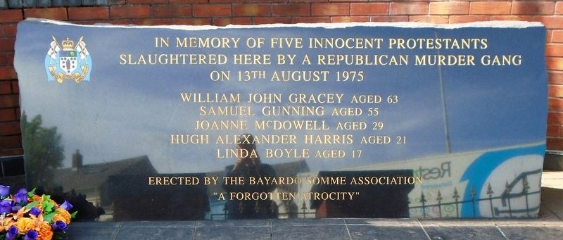 Bayardo Bar Bombing Victims Historical Marker