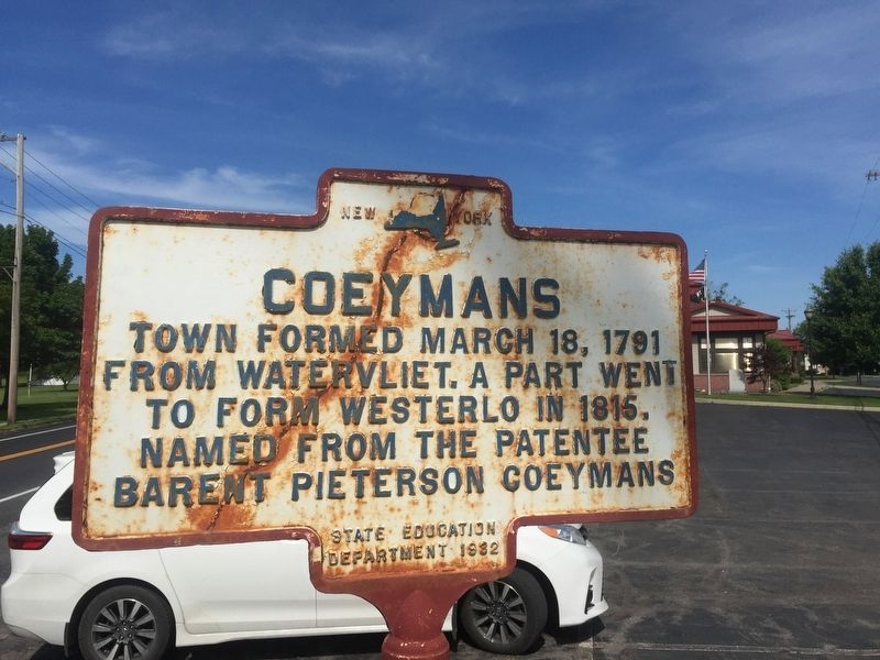Coeymans Historical Marker