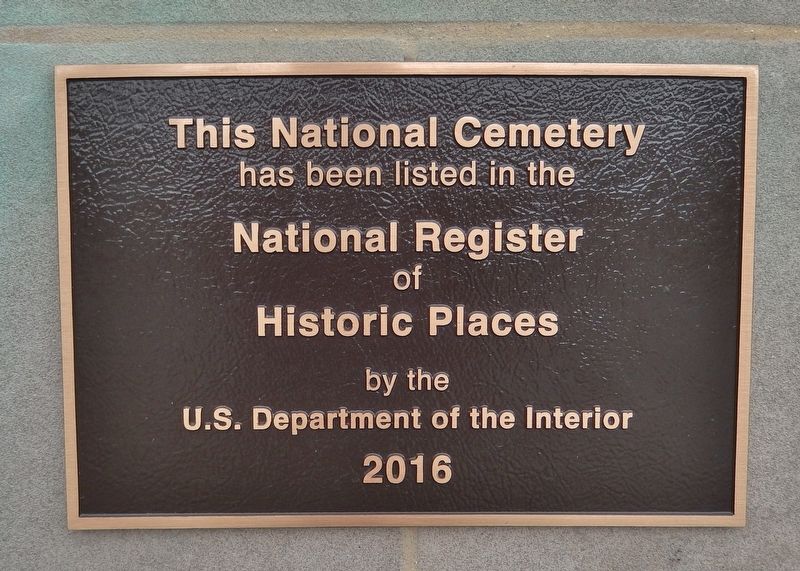 Baltimore National Cemetery Historical Marker