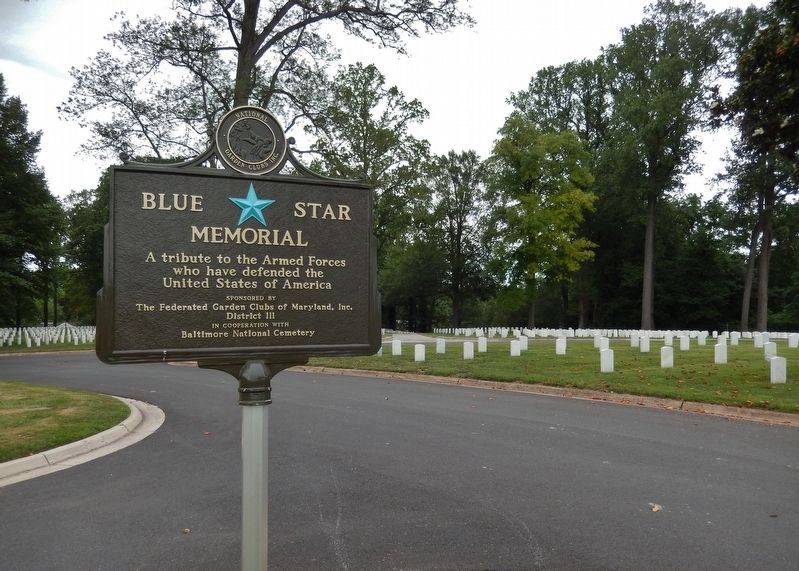 Baltimore National Cemetery Historical Marker