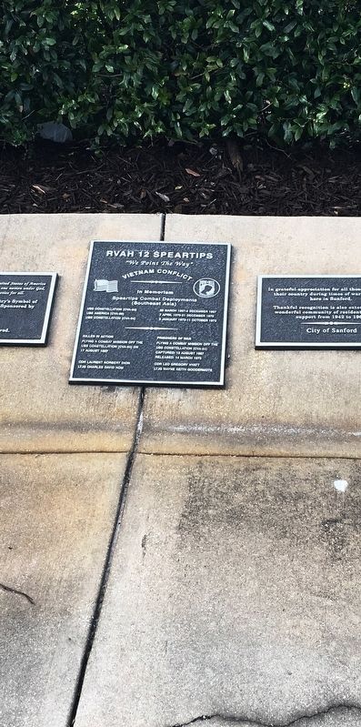 RVAH 12 Speartips Historical Marker