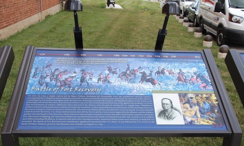 Battle of Fort Recovery Historical Marker