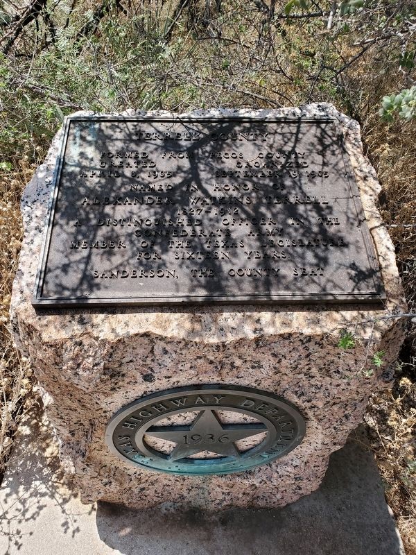 Terrell County Historical Marker