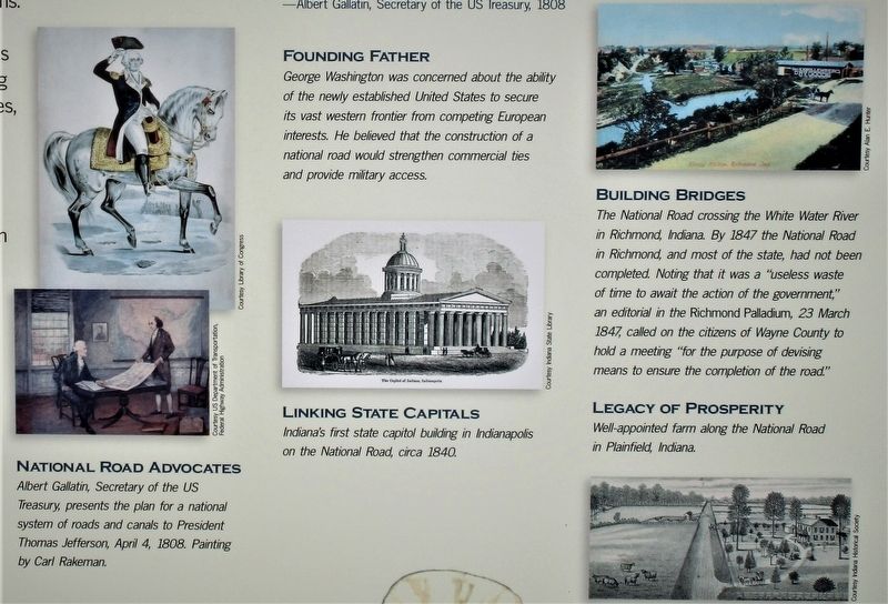 Historic National Road / Make History, Drive It Historical Marker