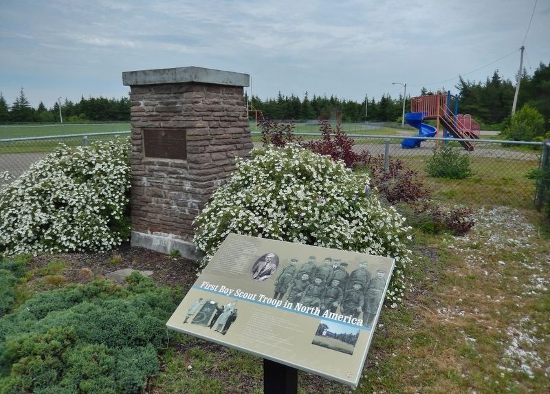 First Boy Scout Troop in North America Historical Marker