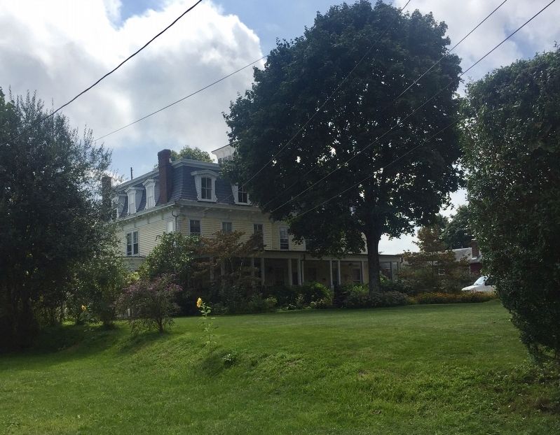 Site of Carll Burr House Historical Marker