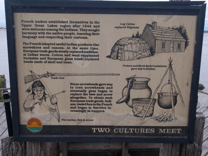 Two Cultures Meet Historical Marker