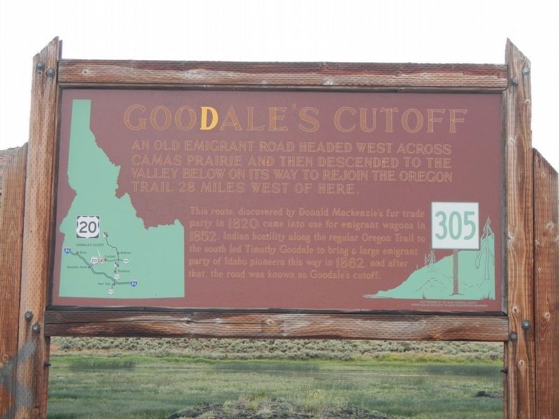 Goodale's Cutoff Historical Marker