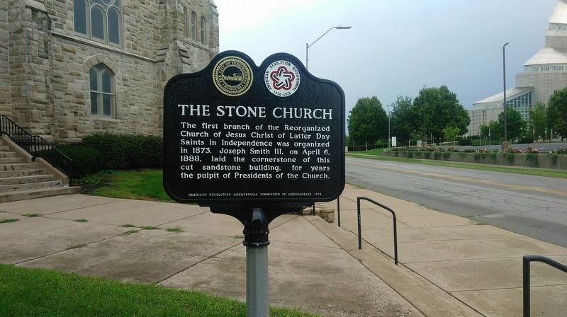The Stone Church Historical Marker