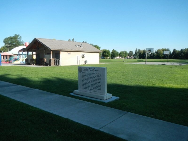 Rexburg Public Square Historical Marker