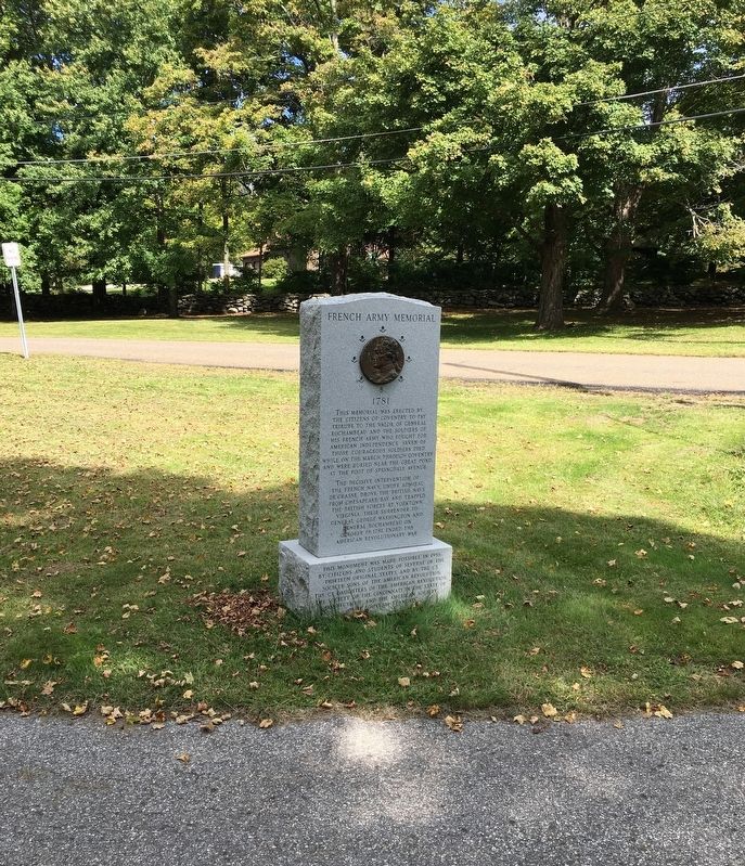 French Army Memorial Historical Marker