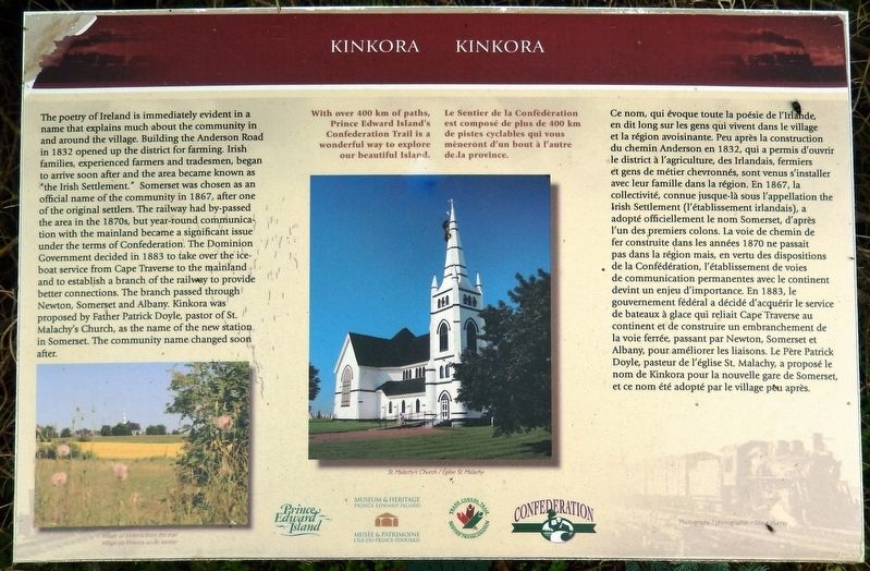 Kinkora Historical Marker