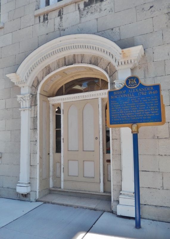 Bishop Alexander Macdonell Historical Marker