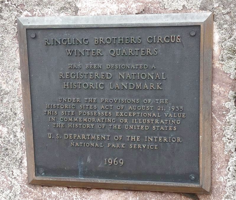 Ringling Brothers Circus Winter Quarters Historical Marker