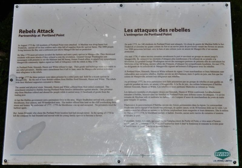 Rebels Attack Historical Marker