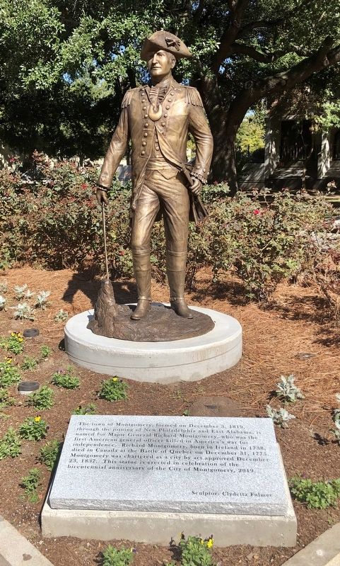General Richard Montgomery Statue Historical Marker
