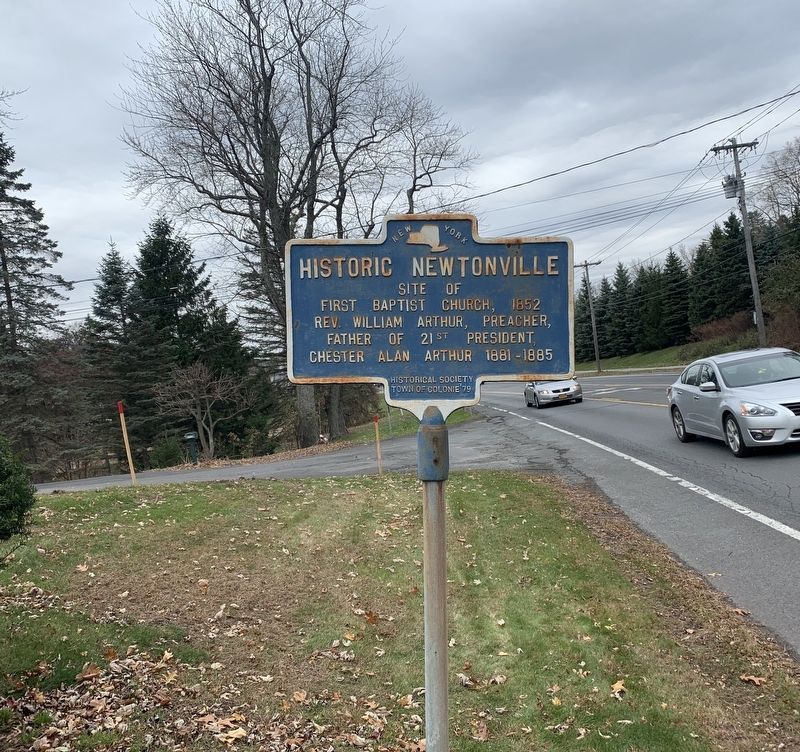 Historic Newtonville Historical Marker