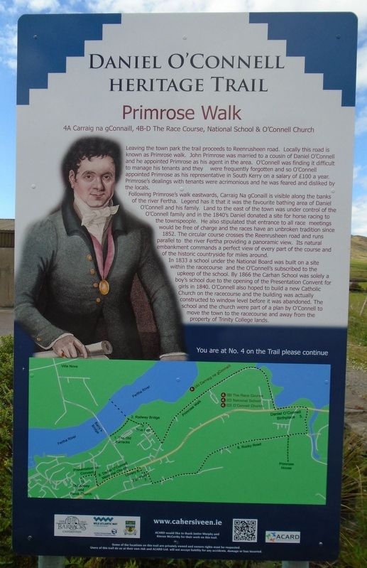 Primrose Walk Historical Marker