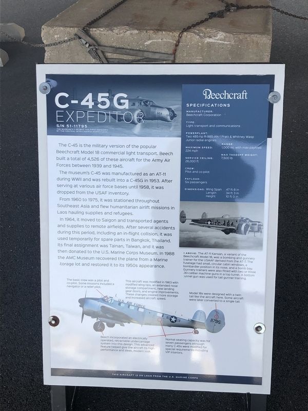 C-45G Historical Marker