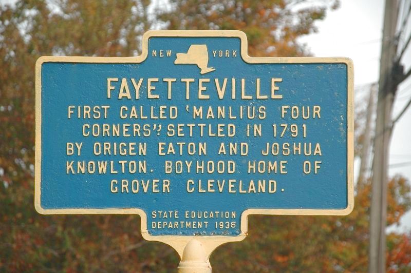 Fayetteville Historical Marker