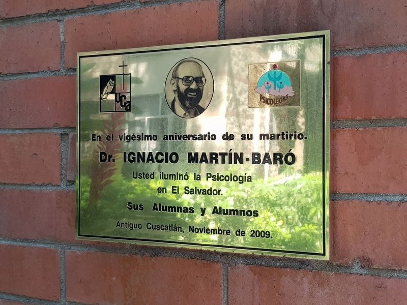 Dr. Ignacio Martín-Baró Historical Marker
