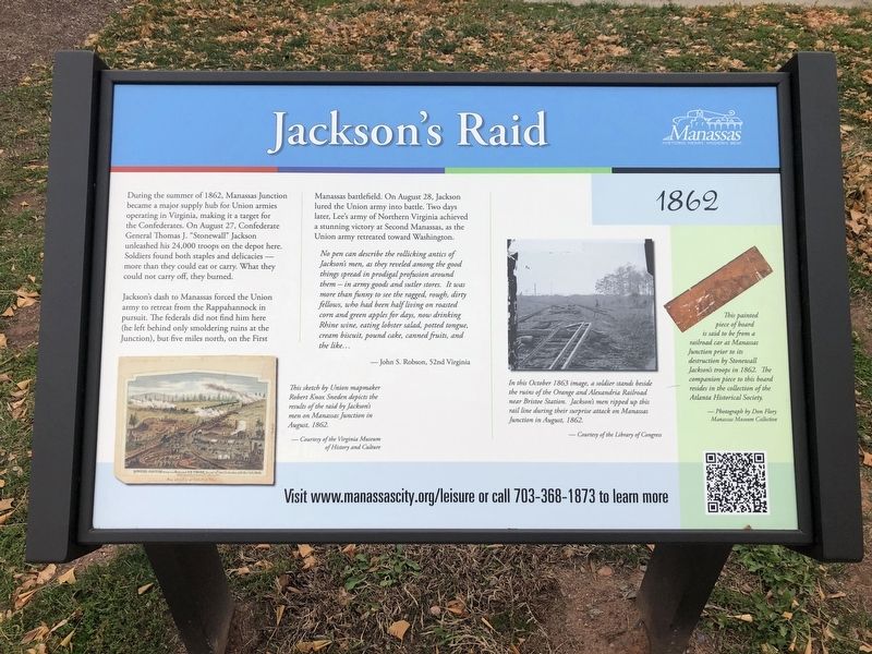 Jackson's Raid Historical Marker