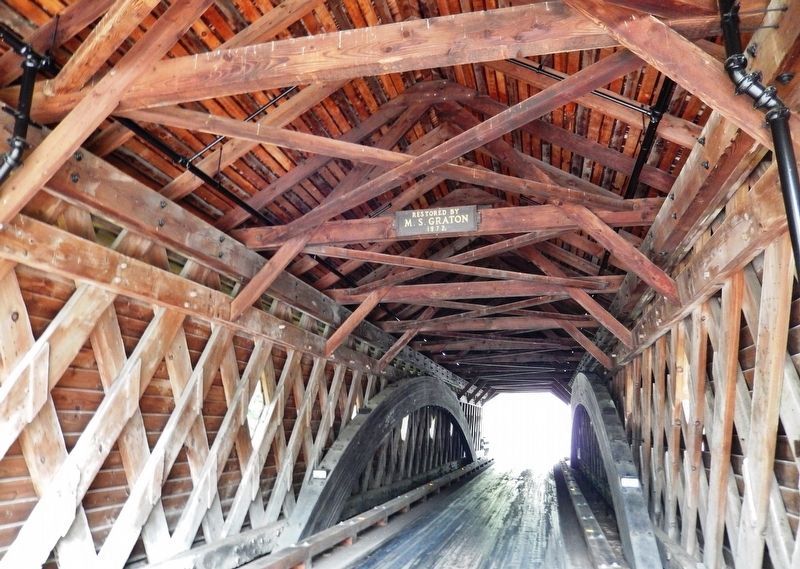 Newfield Covered Bridge Historical Marker