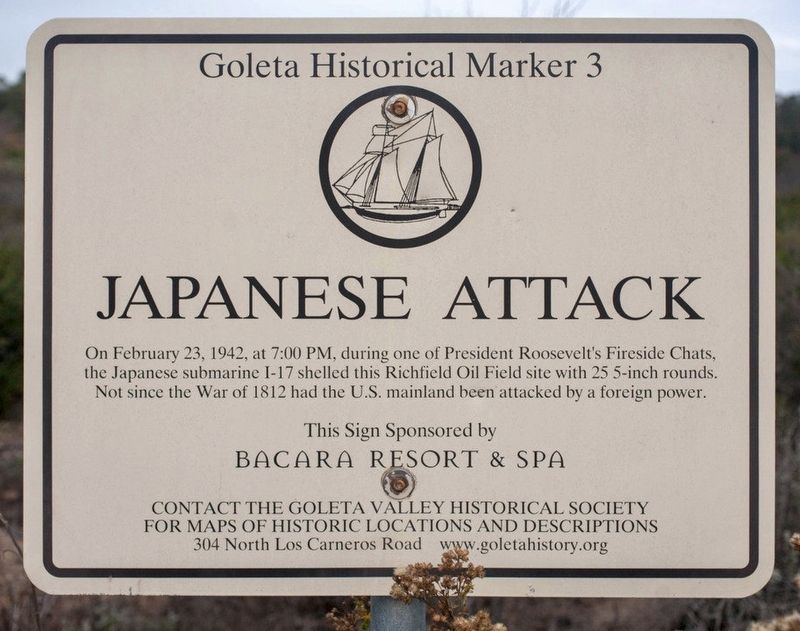 Japanese Attack Historical Marker