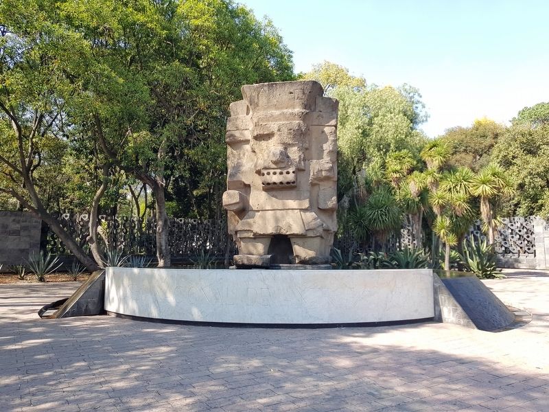 Monolith of Coatlinchán Historical Marker