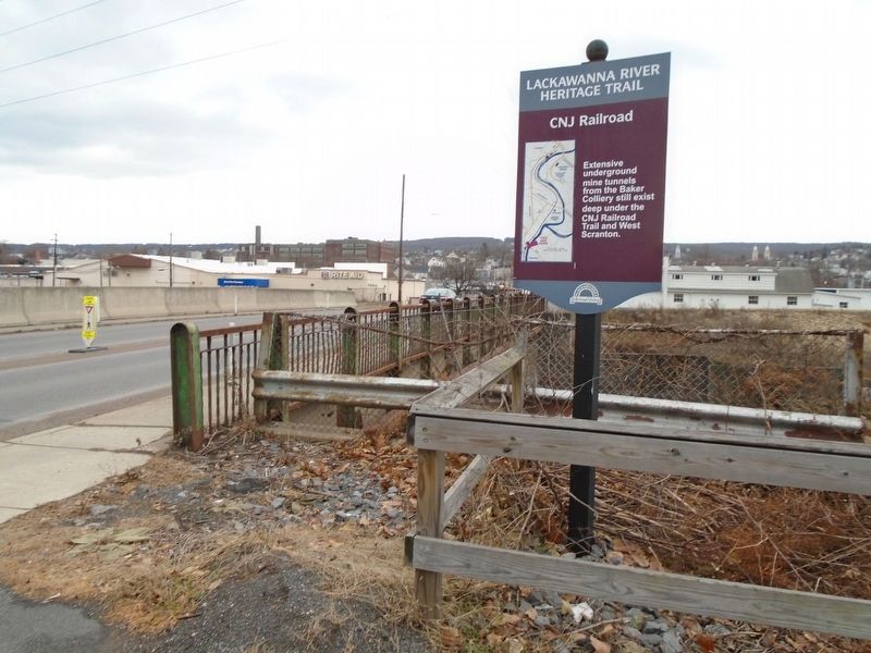 Baker Colliery Mine Tunnels Historical Marker